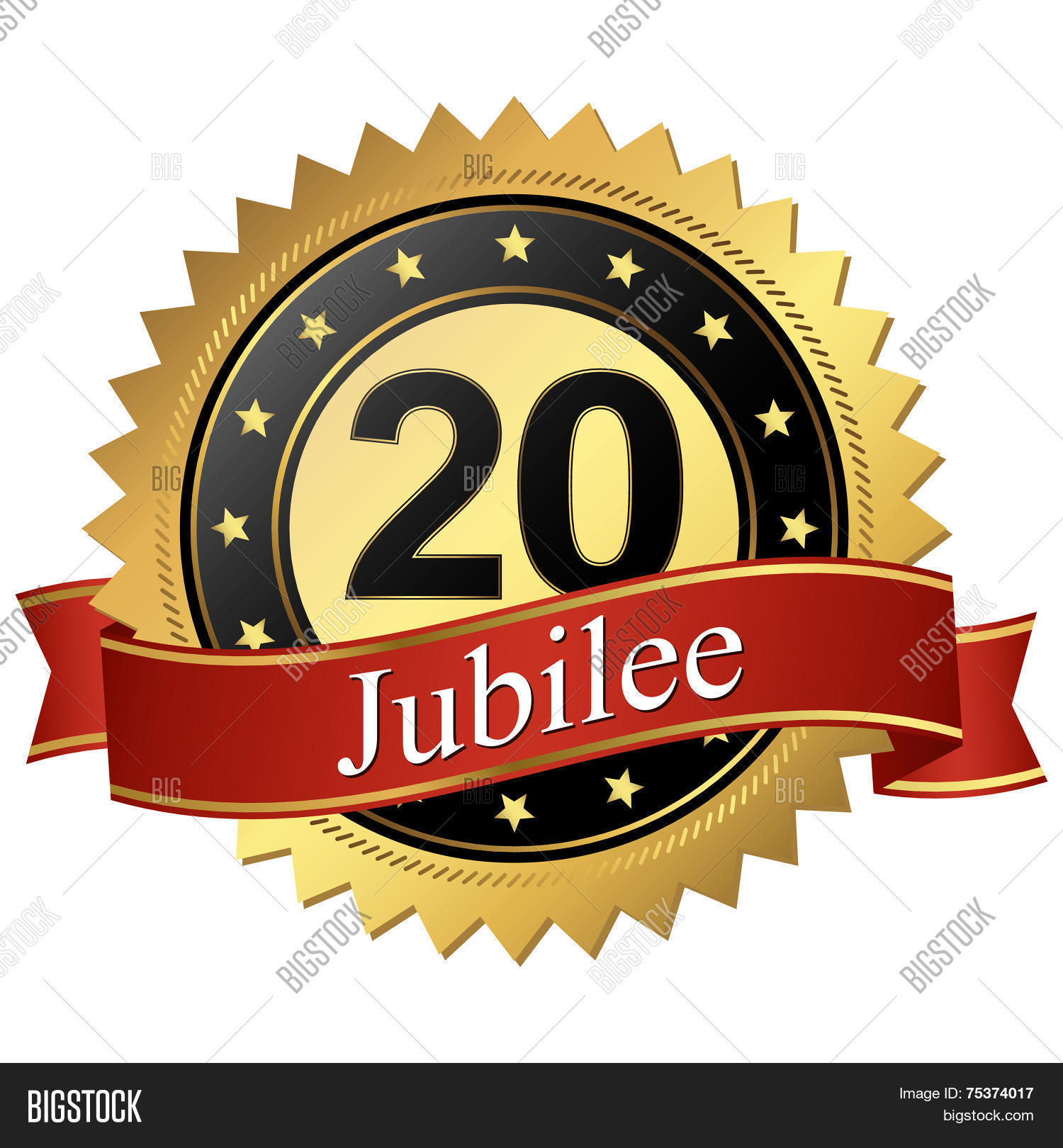 Jubilee Button Vector & Photo (Free Trial) | Bigstock