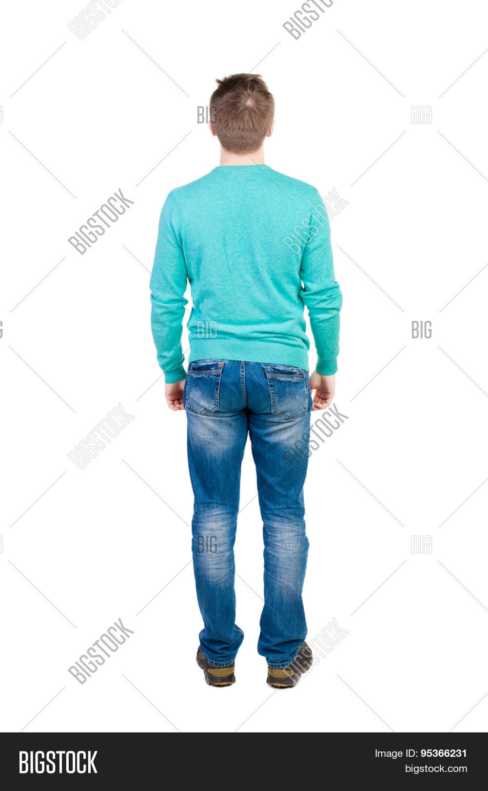 Back View Man Jeans. Image & Photo (Free Trial) | Bigstock