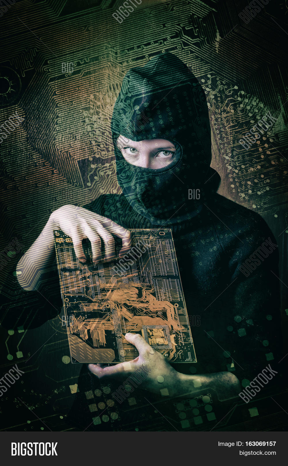 Hacker Girl Balaclava Image & Photo (Free Trial) | Bigstock