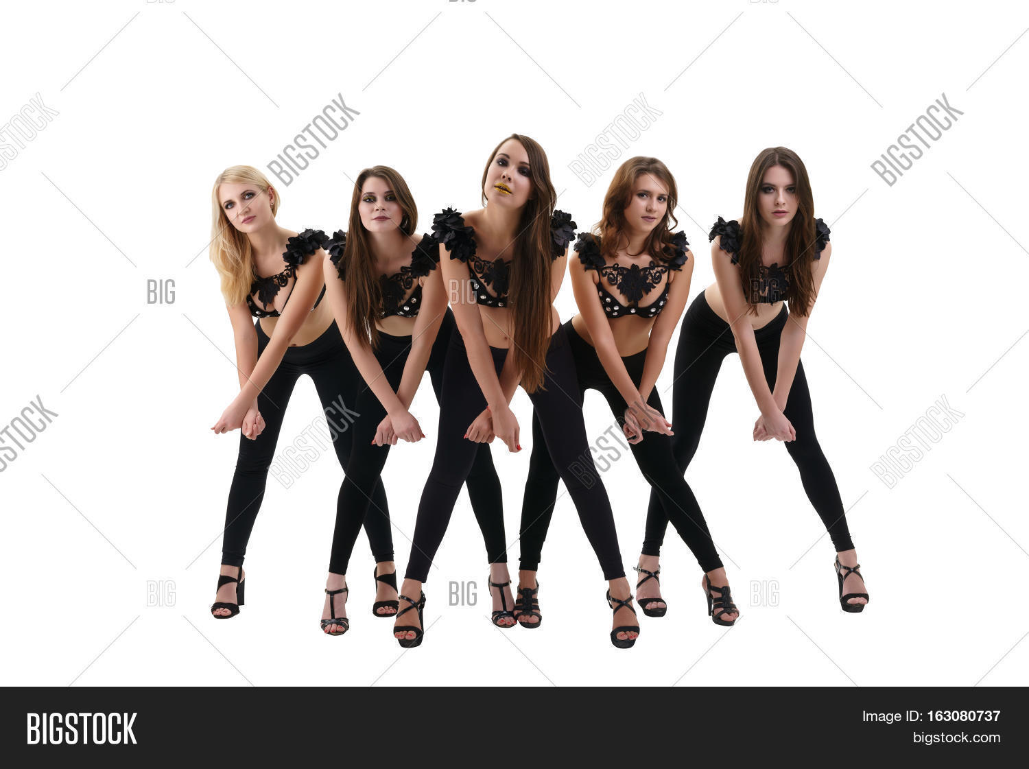 Sexy Girl Dance Group Image And Photo Free Trial Bigstock