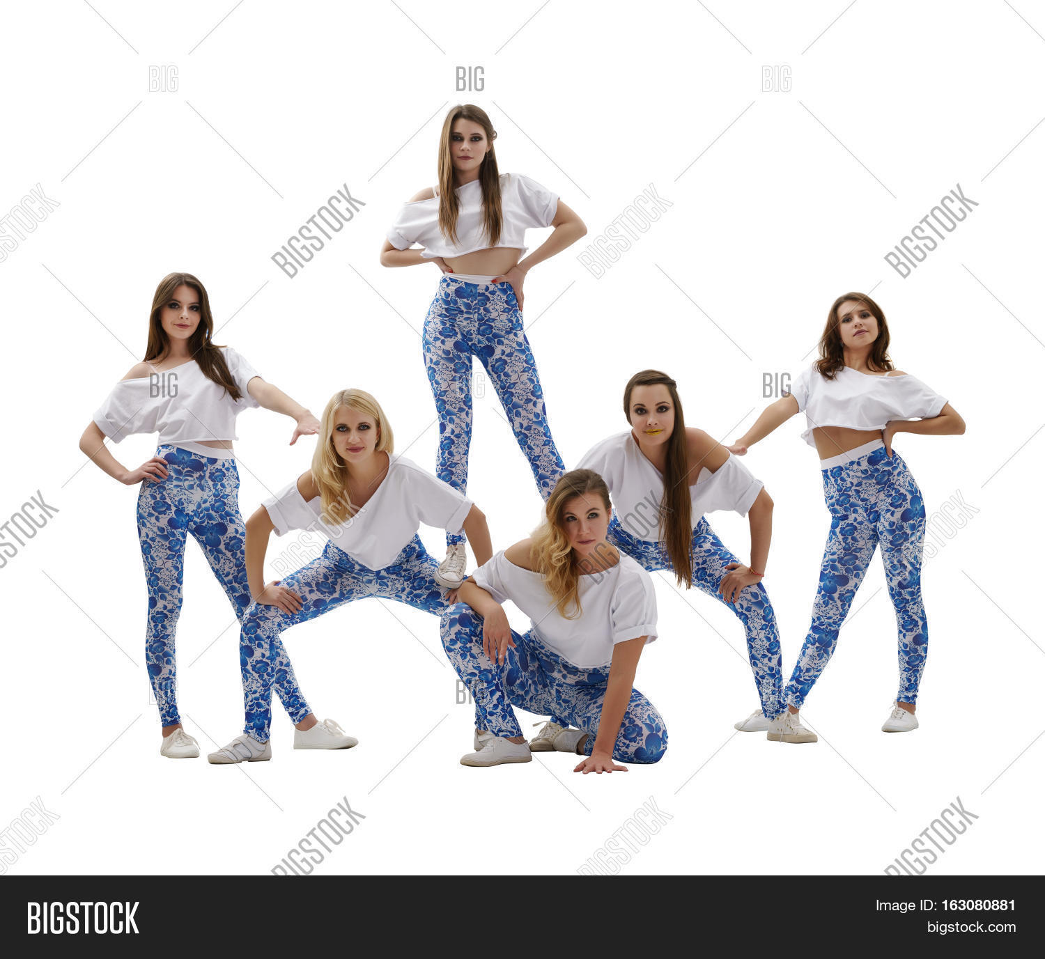 Sexy Girl Dance Group Image And Photo Free Trial Bigstock