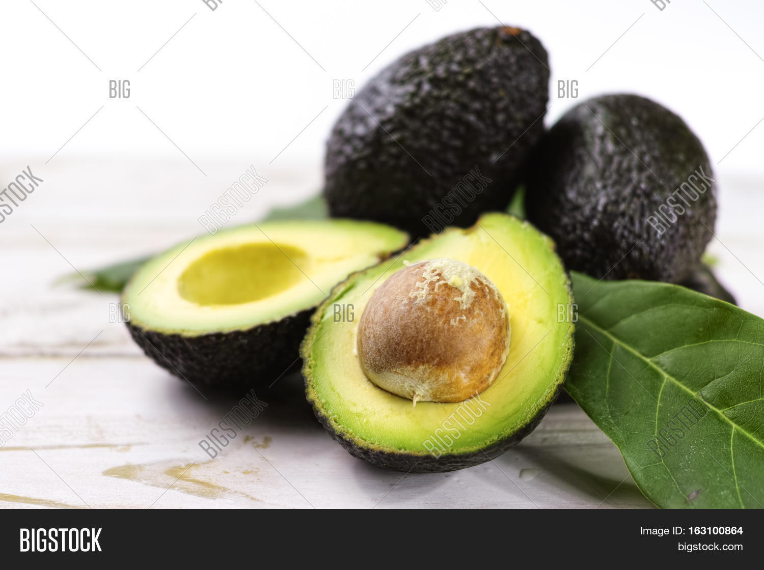Green Ripe Avocado Image & Photo (Free Trial) | Bigstock