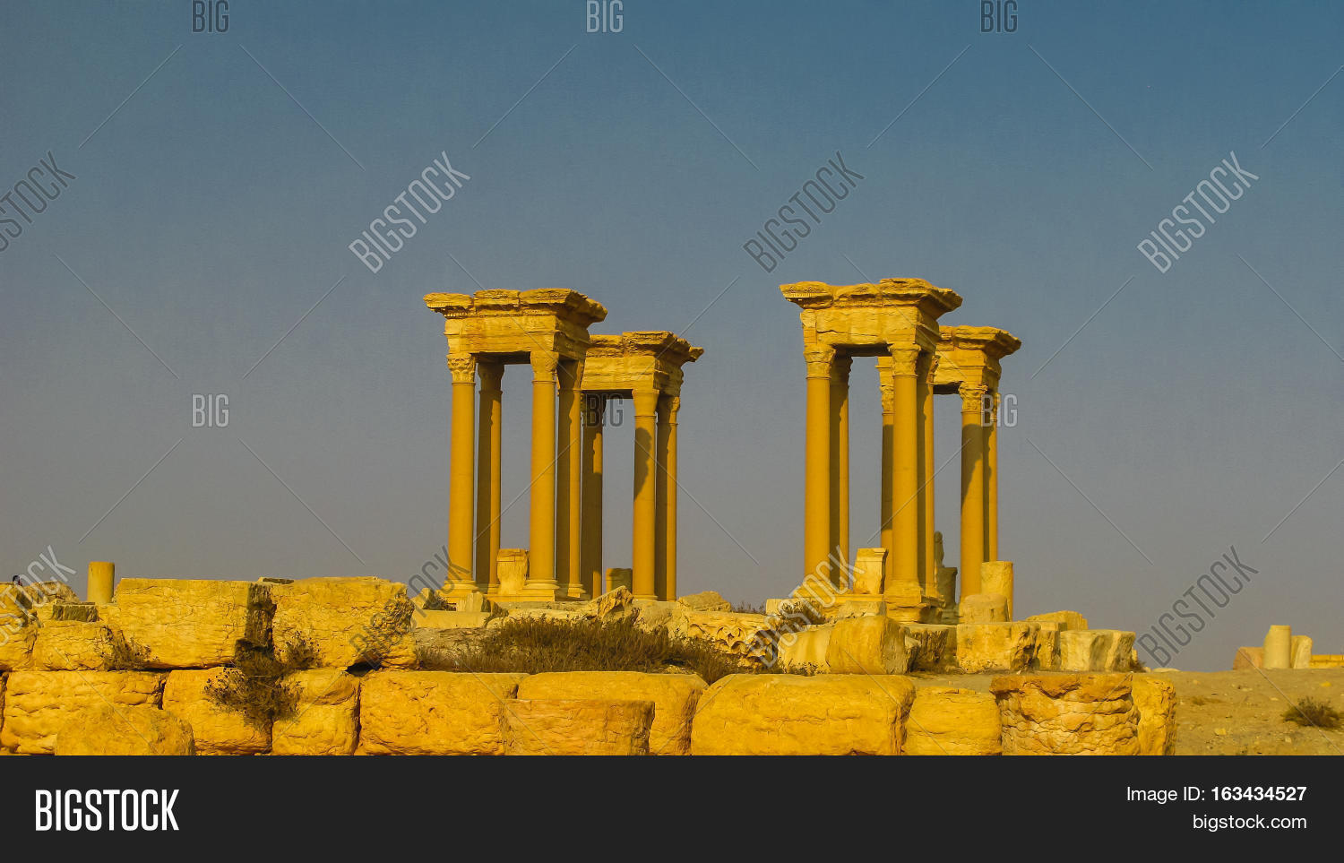 Panorama Palmyra Image & Photo (Free Trial) | Bigstock