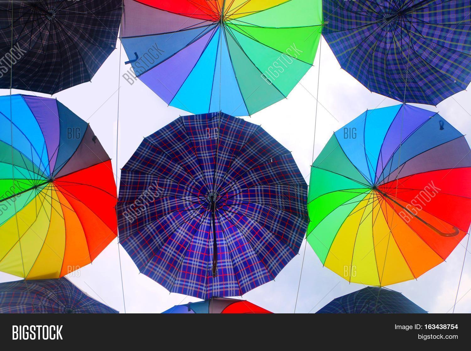 Colorful Umbrella Image & Photo (Free Trial) | Bigstock