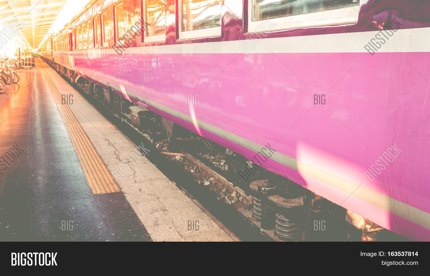 Arrival Train Railway Image & Photo (Free Trial) | Bigstock