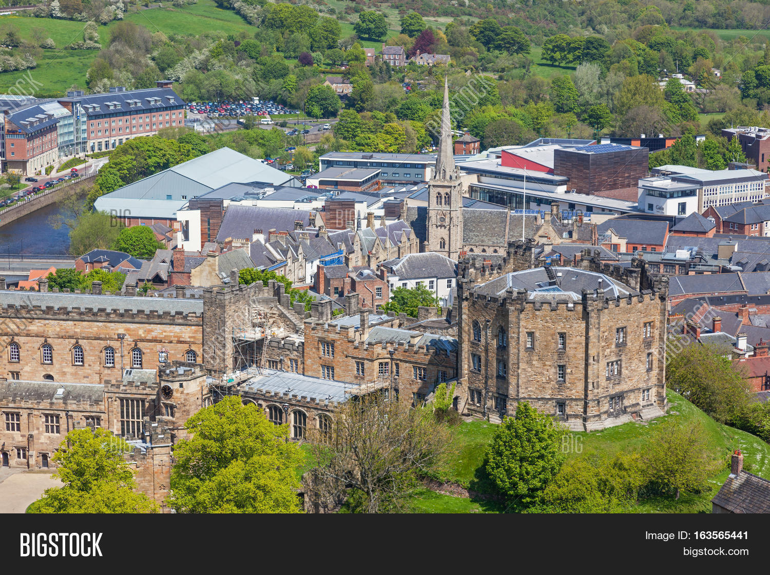 Aerial View Durham Image & Photo (Free Trial) | Bigstock
