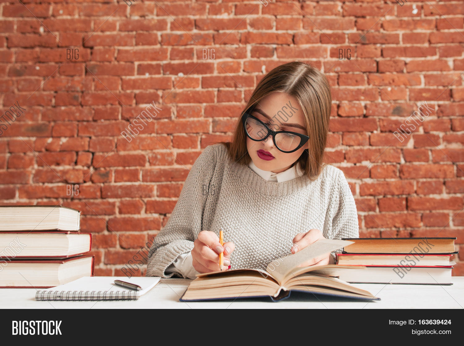 Student Girl Writing Image & Photo (Free Trial) | Bigstock