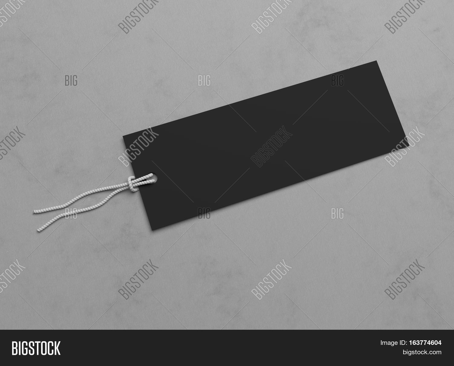 Blank Black Hang Tag Image & Photo (Free Trial) | Bigstock