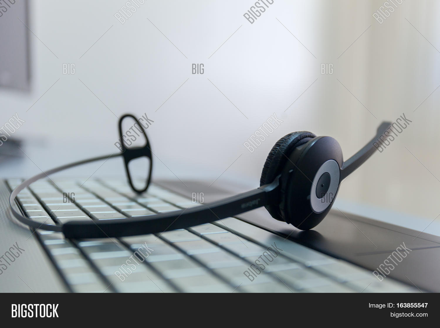 Computer Headphones On Image & Photo (Free Trial) | Bigstock