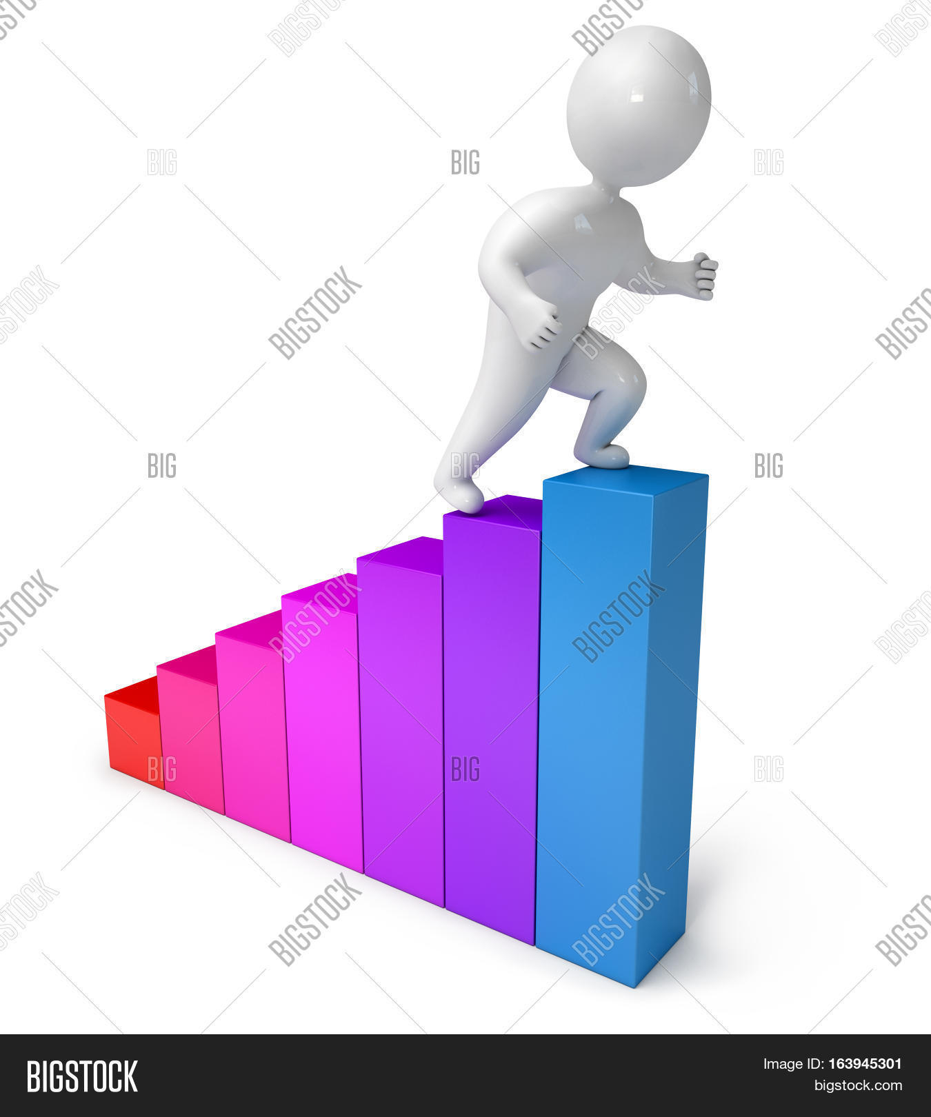 Chart Climbing People Image & Photo (Free Trial) | Bigstock