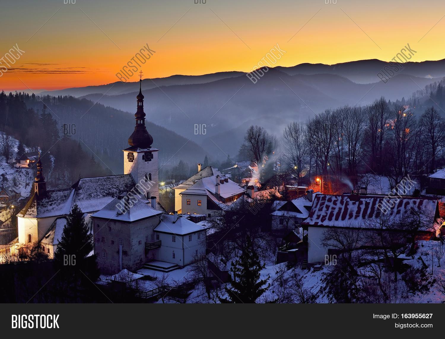 Sunset Winter Slovakia Image & Photo (Free Trial) | Bigstock