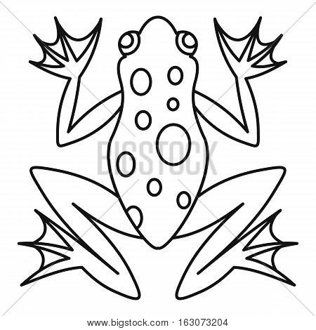 Frog Icon. Outline Vector & Photo (Free Trial) | Bigstock