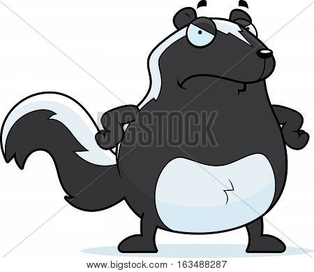 Cartoon Skunk Angry Vector & Photo (Free Trial) | Bigstock