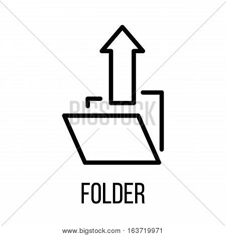 Folder Icon Logo Vector & Photo (Free Trial) | Bigstock