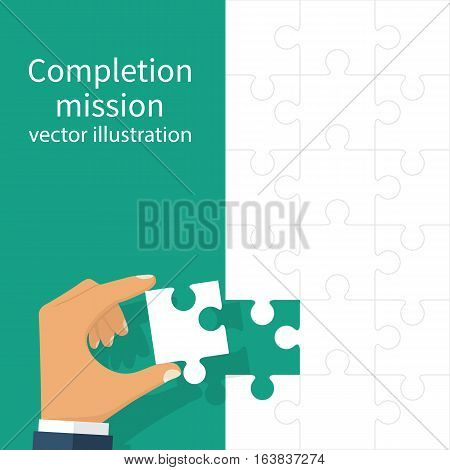Completion Mission Vector & Photo (Free Trial) | Bigstock