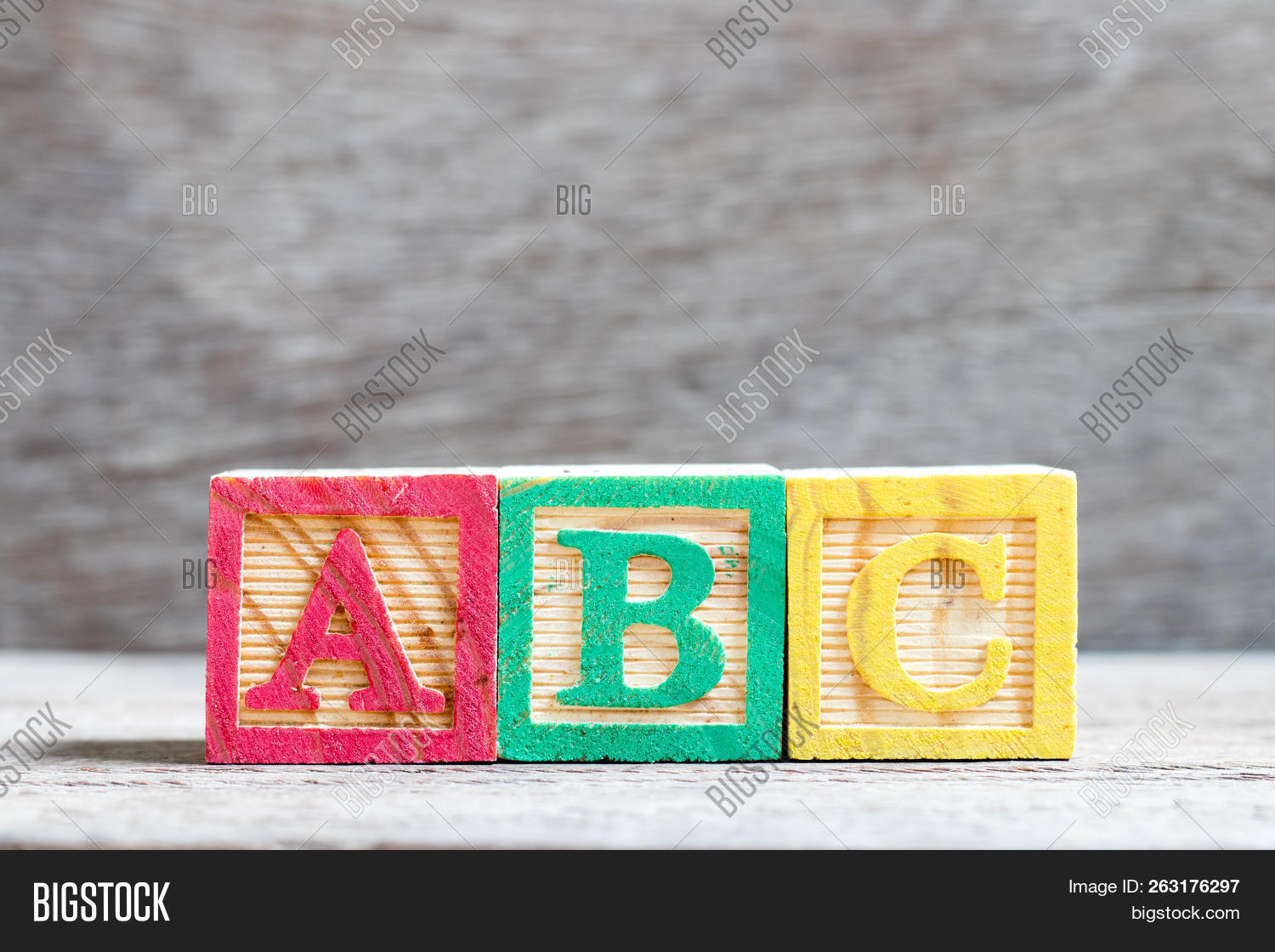 Color Letter Block Image & Photo (Free Trial) | Bigstock