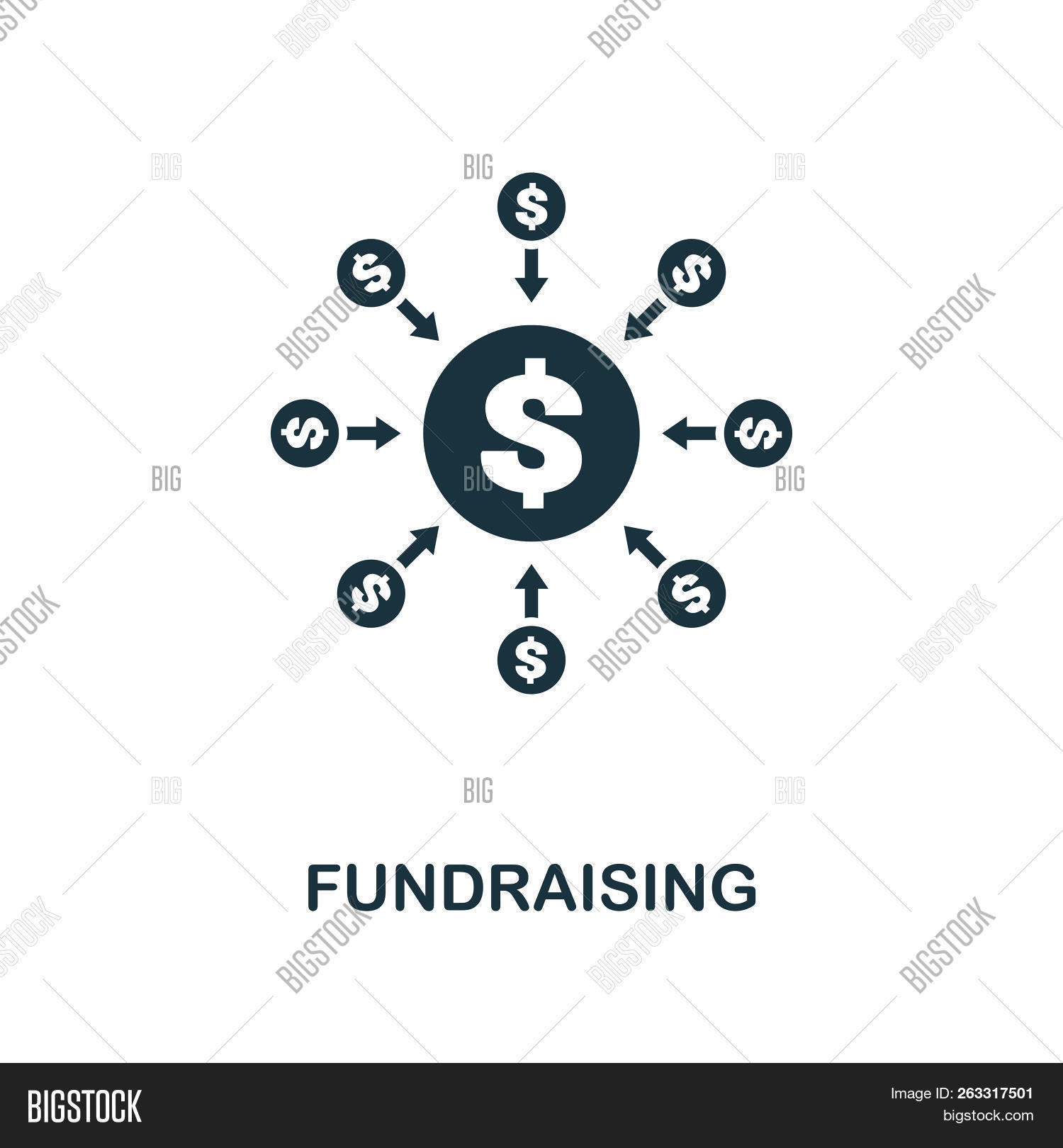 Fundraising Icon. Image & Photo (Free Trial) | Bigstock