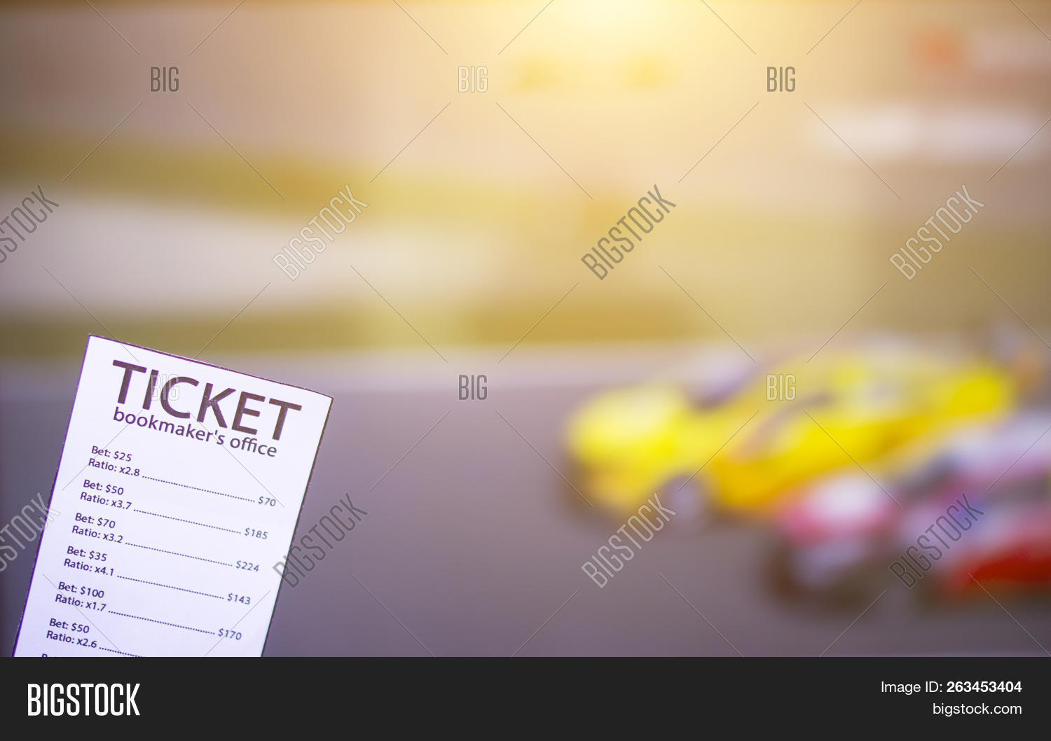 Bookmaker Ticket On Image & Photo (Free Trial) | Bigstock