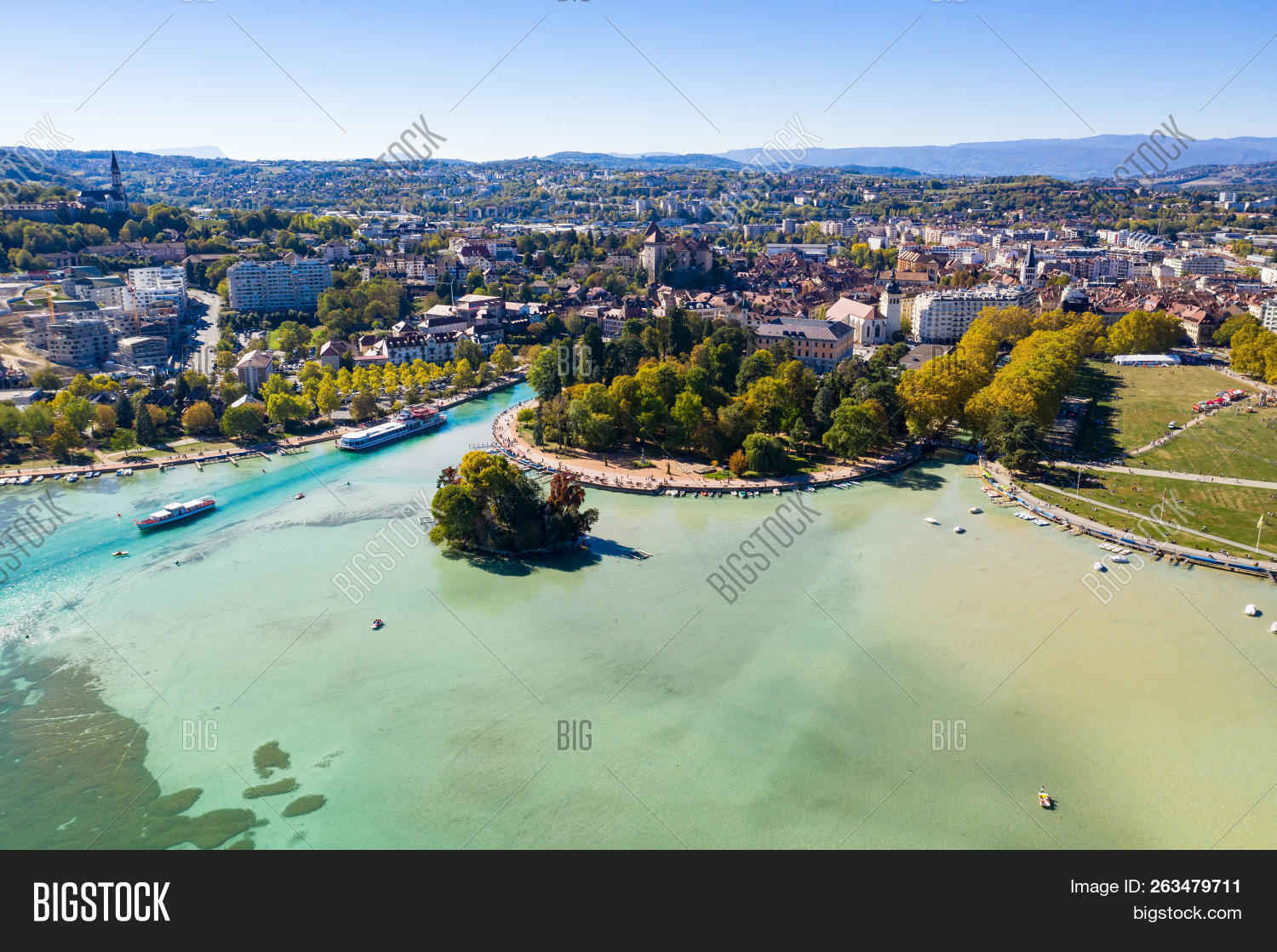 Aerial View Annecy Image & Photo (Free Trial) | Bigstock