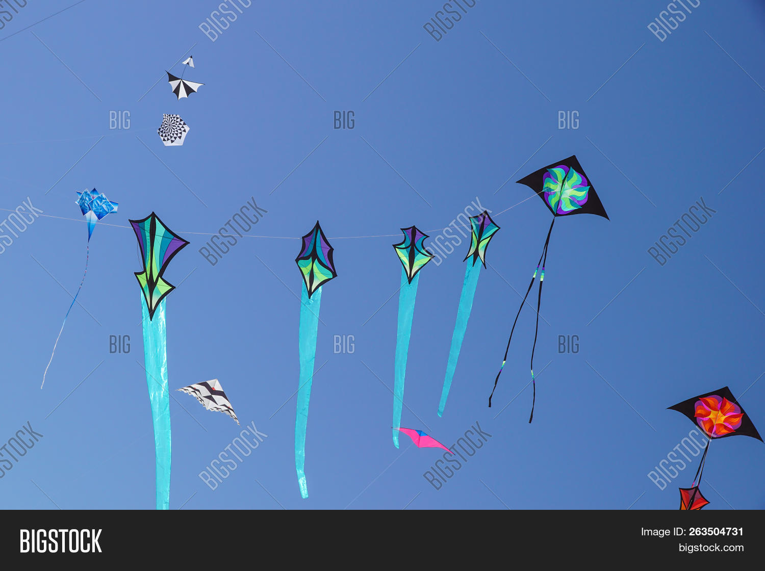 Big Colorful Kite Image & Photo (Free Trial) | Bigstock