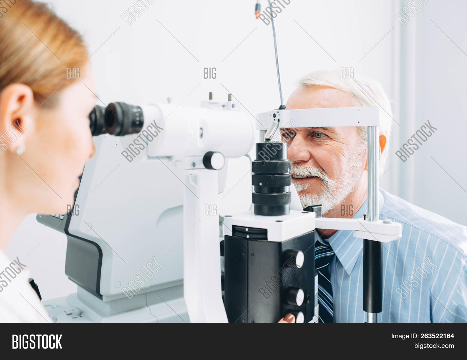 Senior Man Getting Eye Image & Photo (Free Trial) | Bigstock