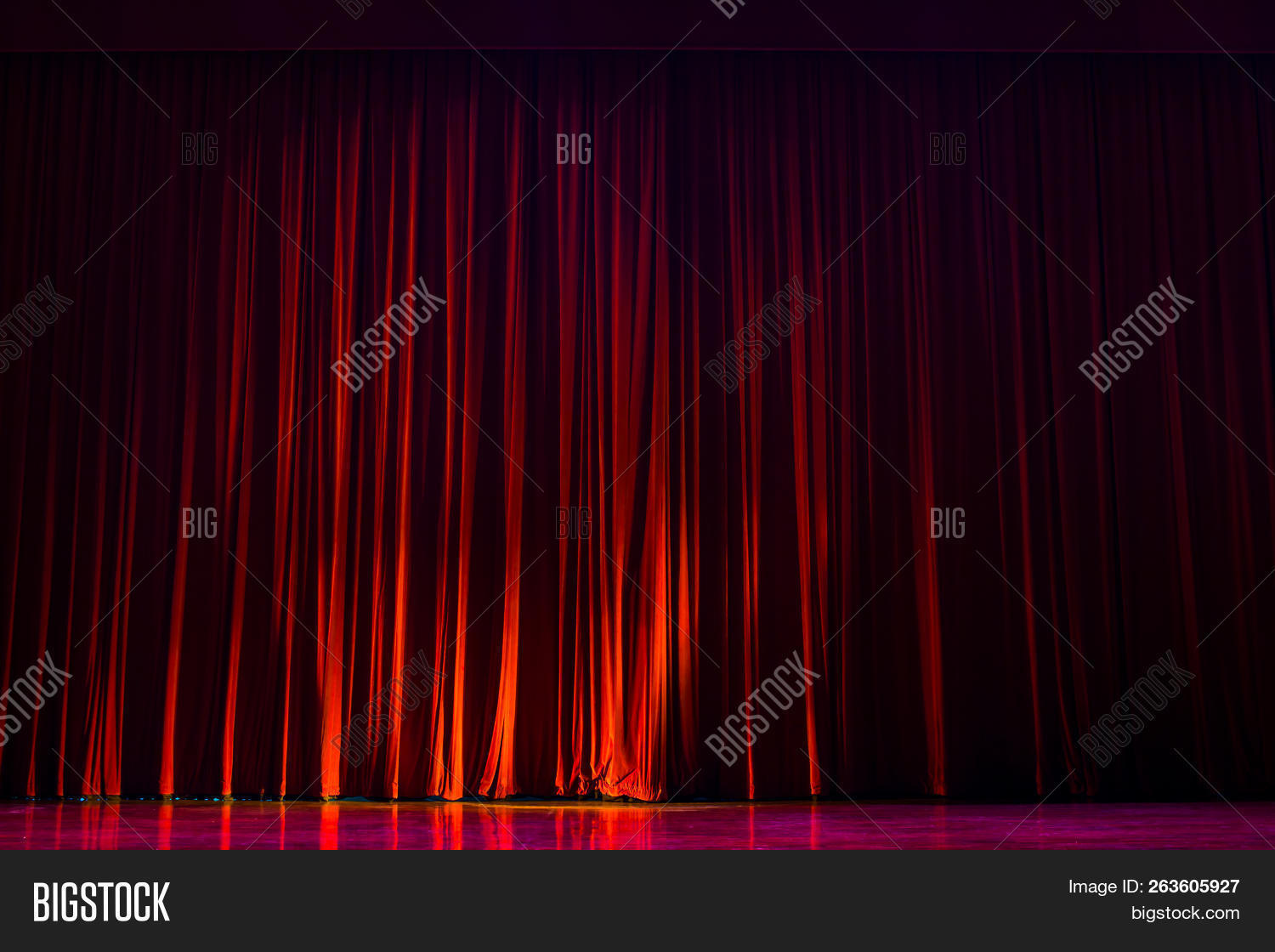 Red Curtains Lights Image & Photo (Free Trial) | Bigstock