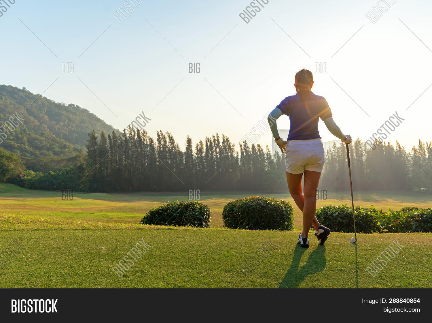 Golf Women. Cheerful Image & Photo (Free Trial) | Bigstock