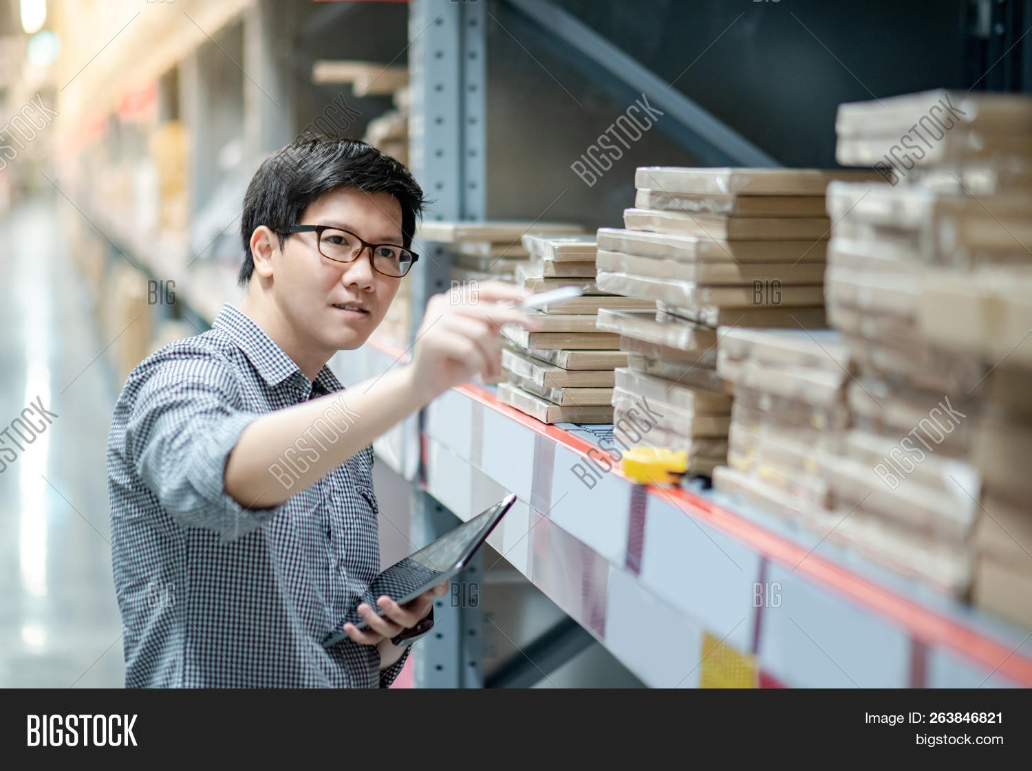 Young Asian Man Worker Image & Photo (Free Trial) | Bigstock