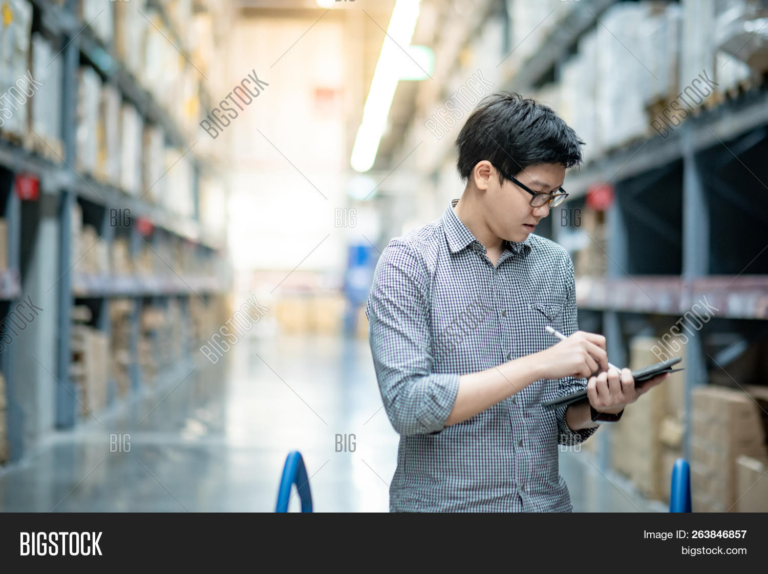 Young Asian Man Worker Image & Photo (Free Trial) | Bigstock