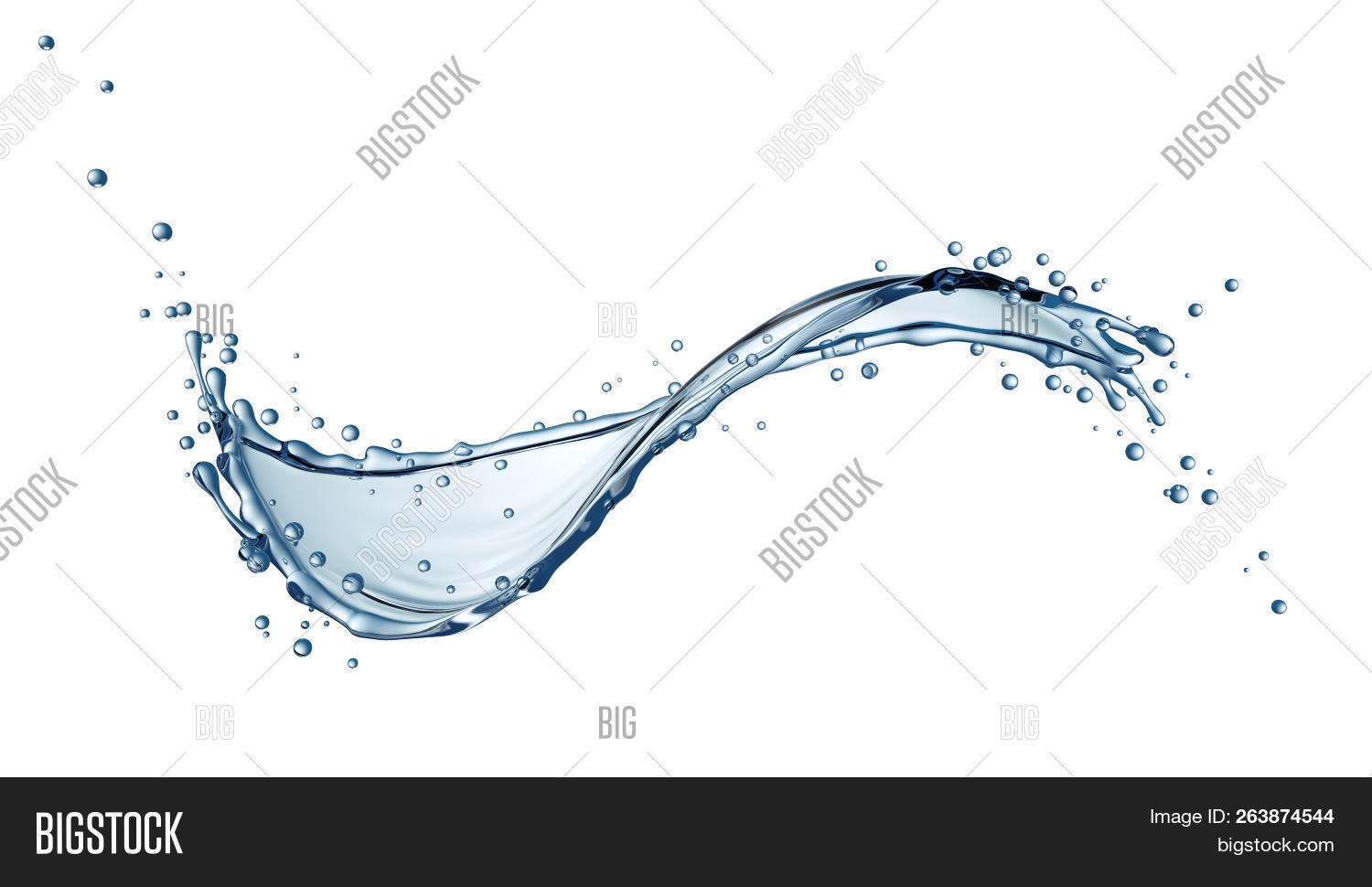 Clean Water Curvy Image & Photo (Free Trial) | Bigstock