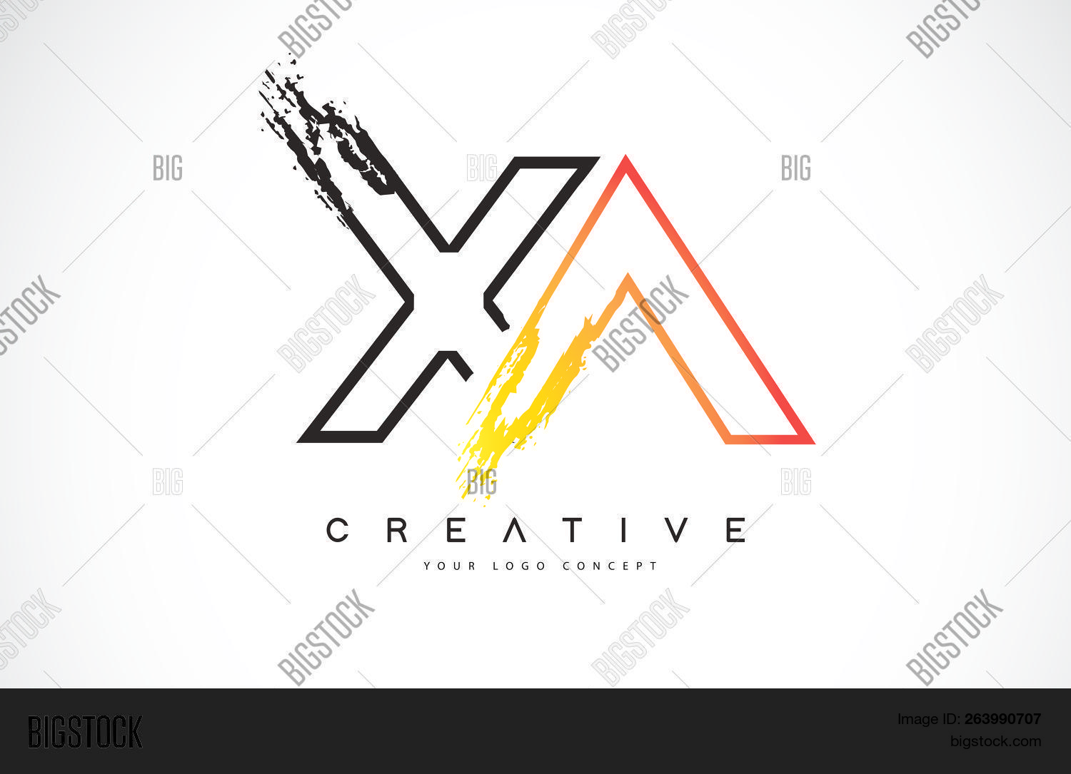 Xa Creative Modern Vector & Photo (Free Trial) | Bigstock
