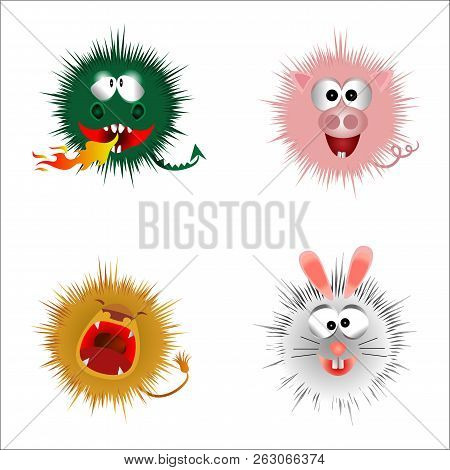 Cartoon Fluffy Vector & Photo (Free Trial) | Bigstock