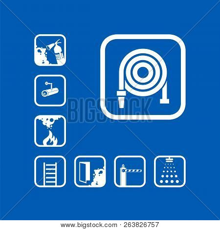 Fire Hose Reel Icon, Vector & Photo (Free Trial) | Bigstock