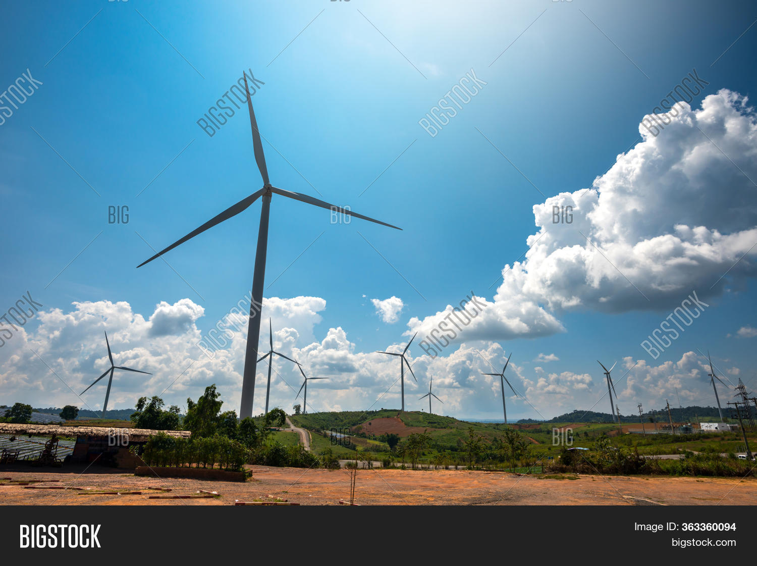 Wind Turbines Produce Image & Photo (Free Trial) | Bigstock