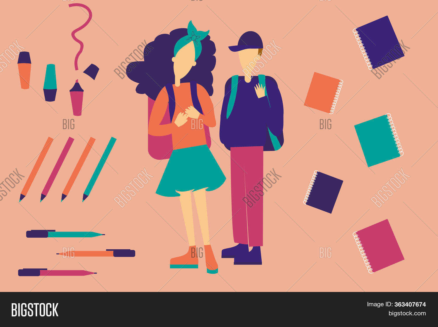 Students On Pattern Image & Photo (Free Trial) | Bigstock