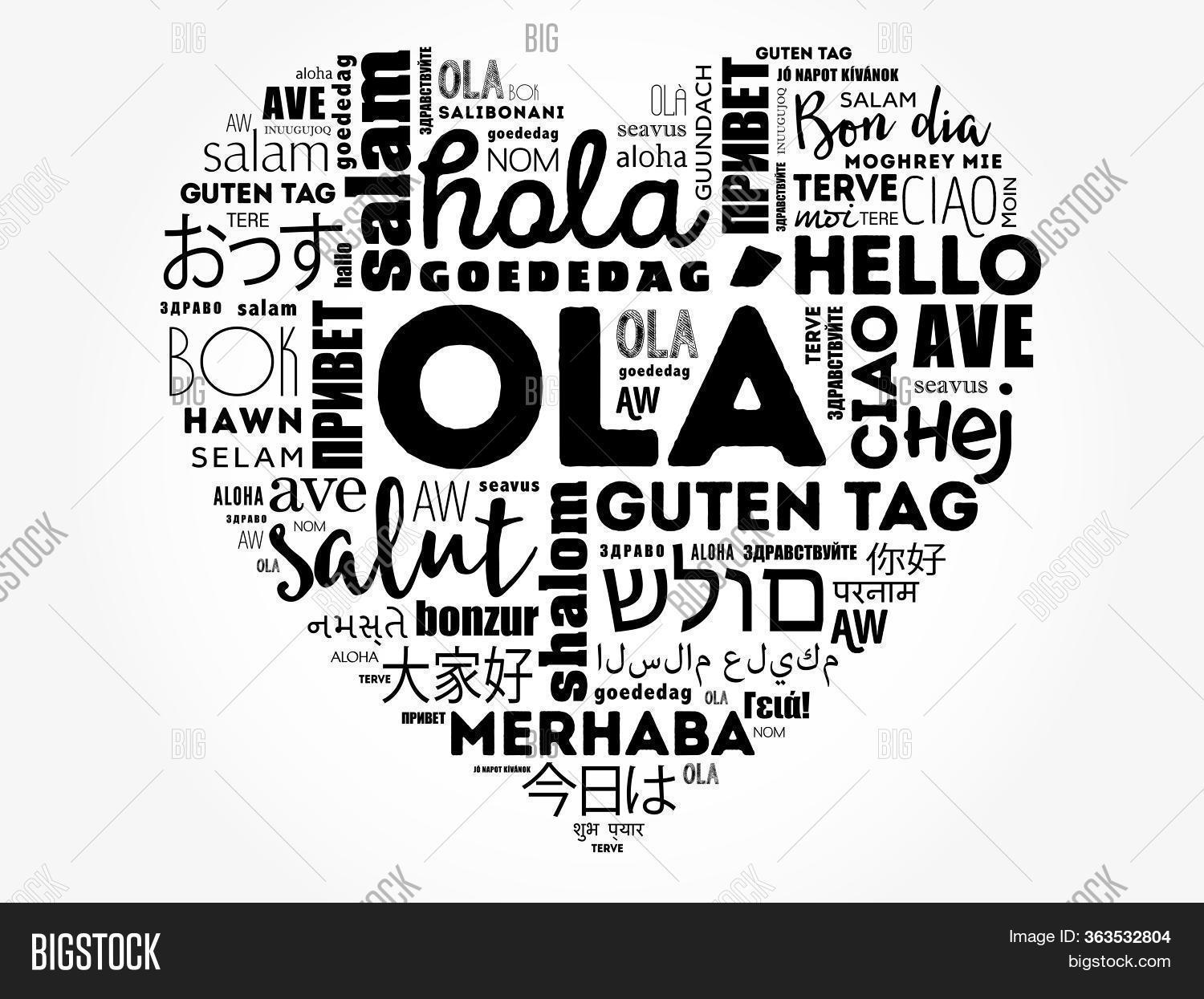 Ola (hello Greeting Image & Photo (Free Trial) | Bigstock