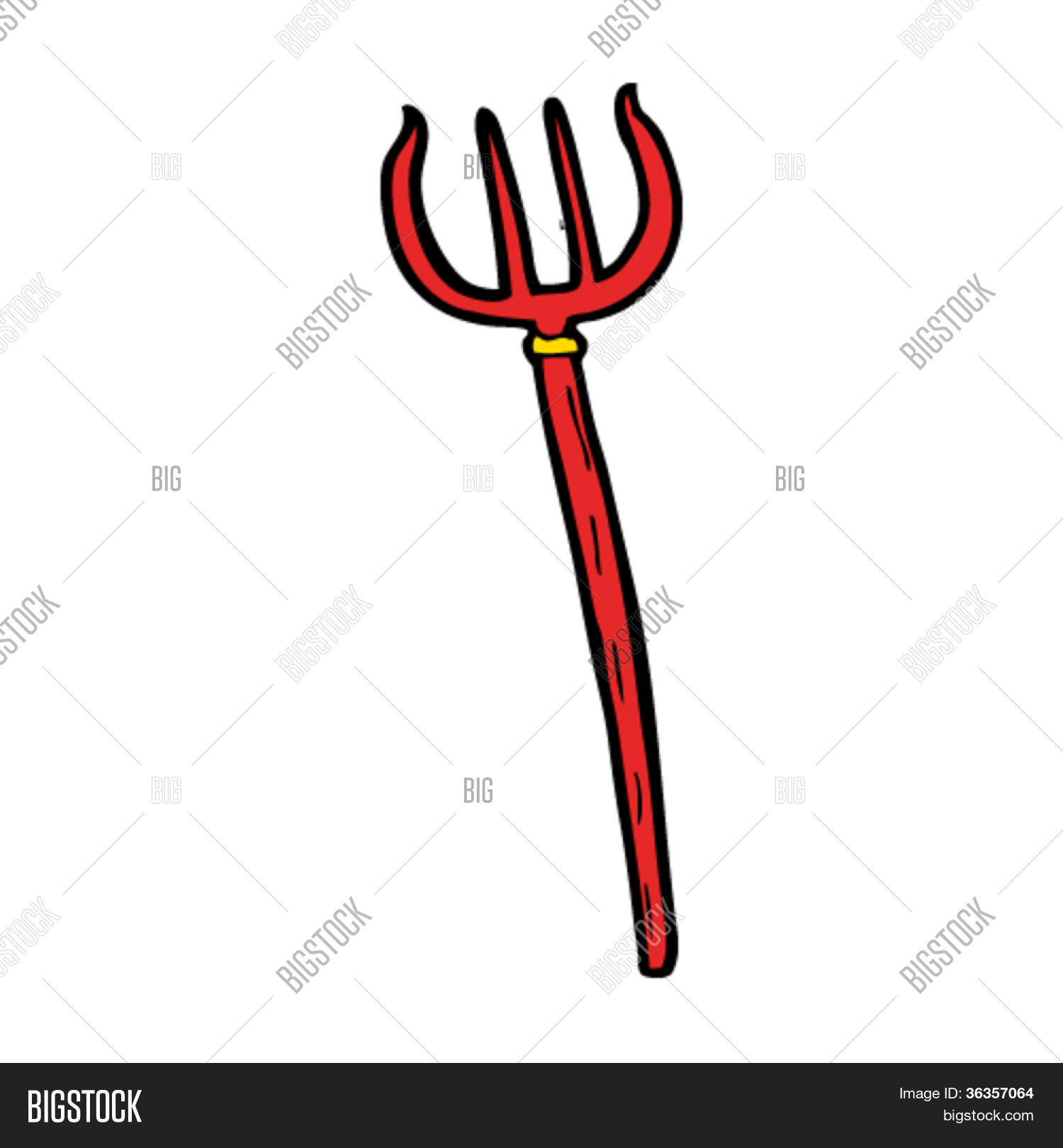 Cartoon Trident Vector & Photo (Free Trial) | Bigstock