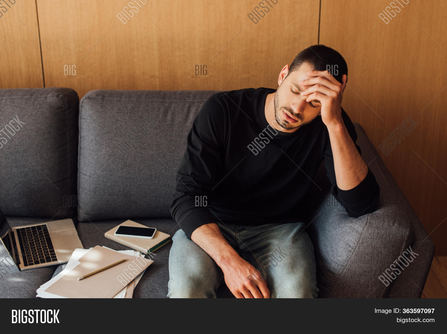 Sick Man Feeling Image & Photo (Free Trial) | Bigstock