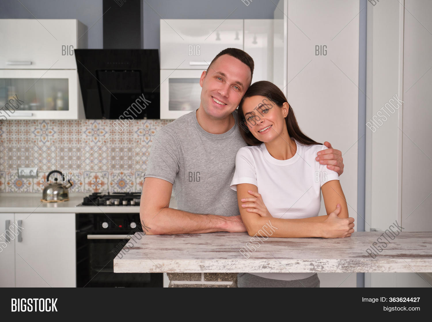 Couple Standing Table Image & Photo (Free Trial) | Bigstock