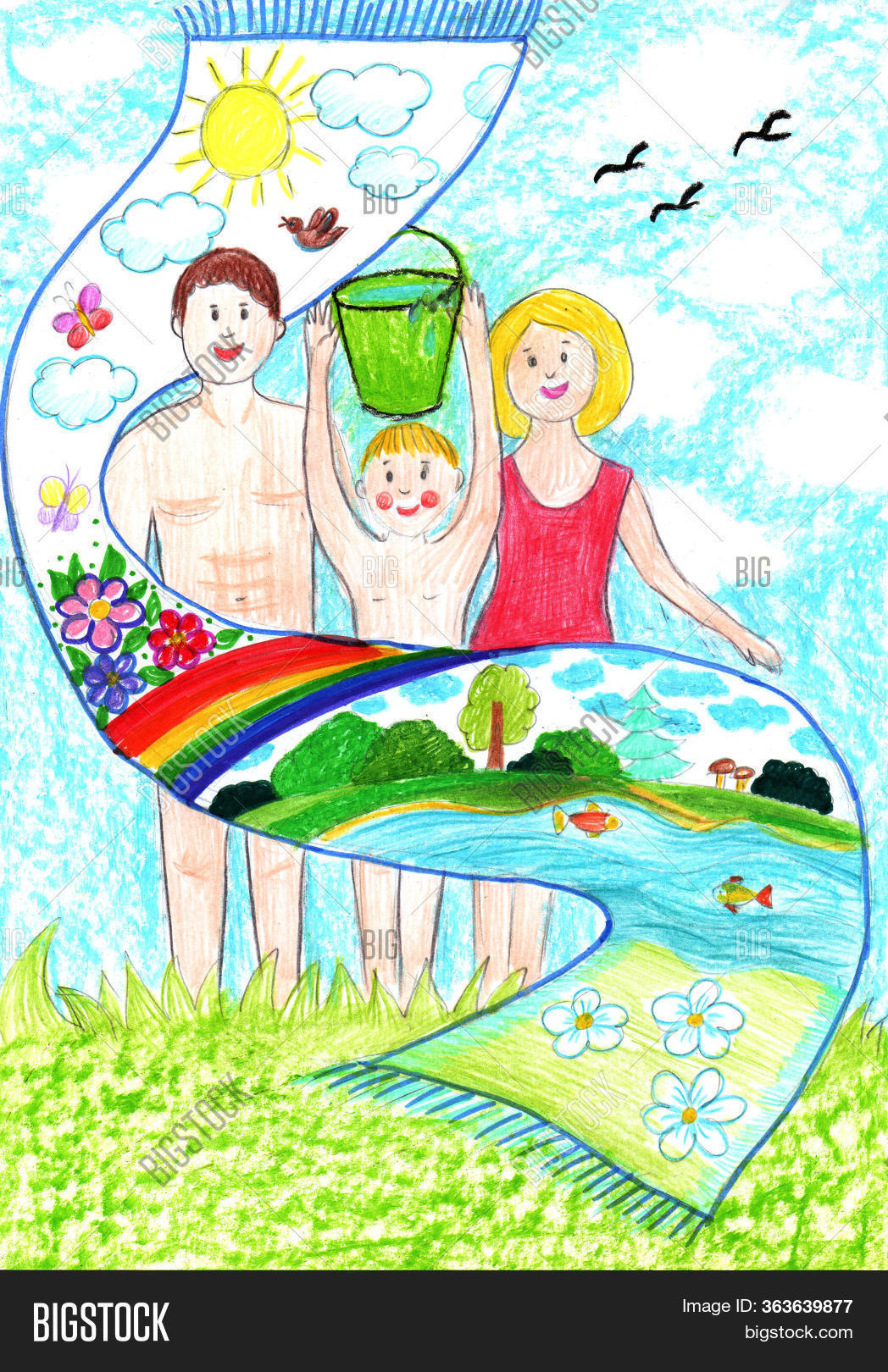 Healthy Lifestyle Drawings