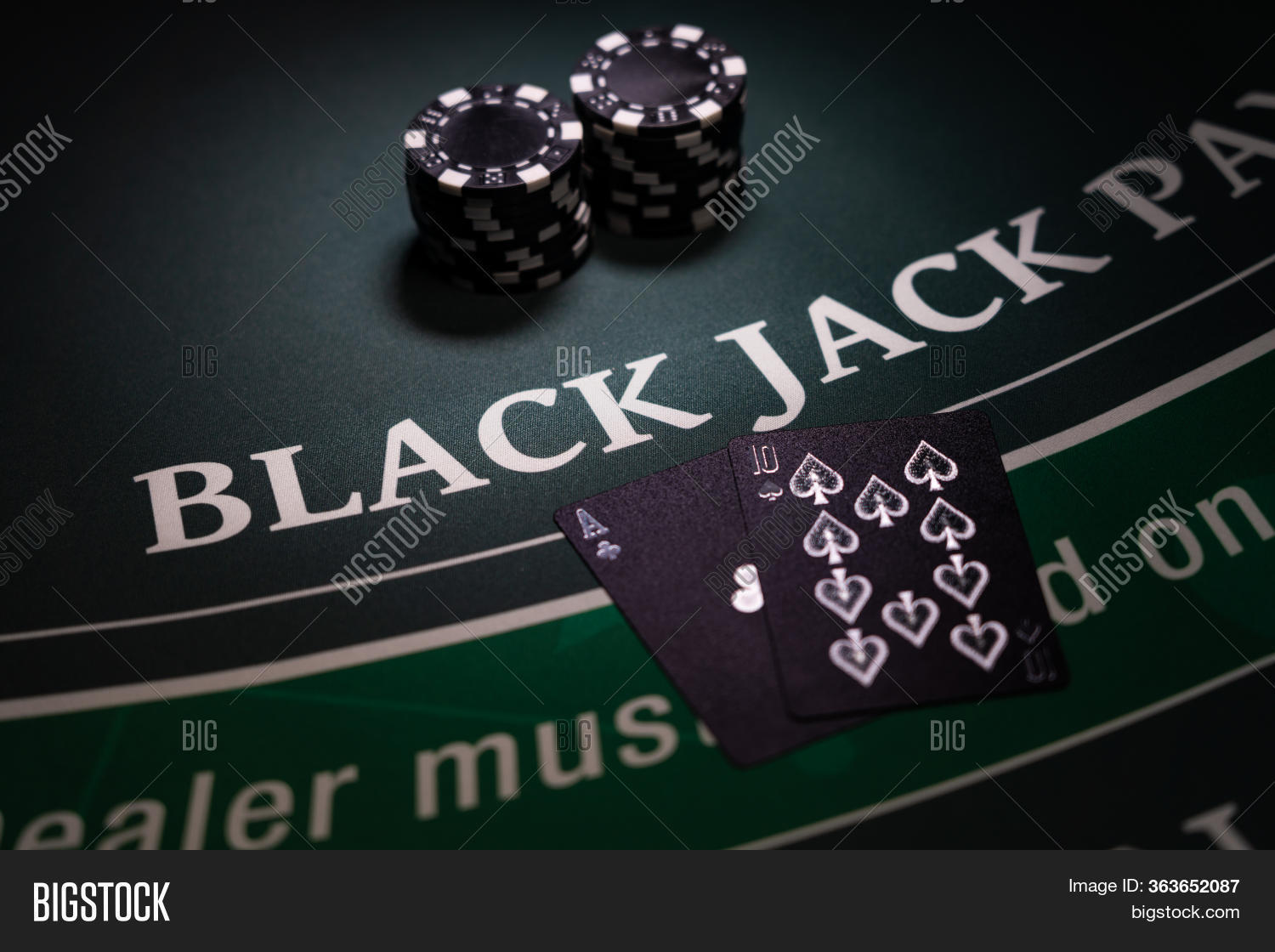 Casino BlackJack Table Image & Photo (Free Trial) | Bigstock