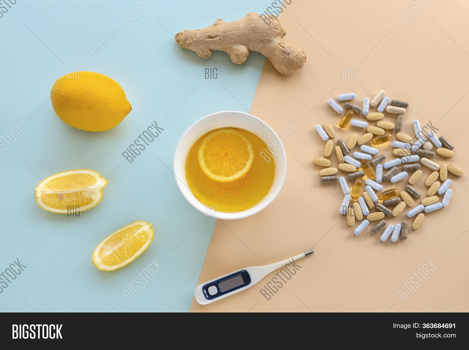 Lemon, Ginger, Pills, Image & Photo (Free Trial) | Bigstock