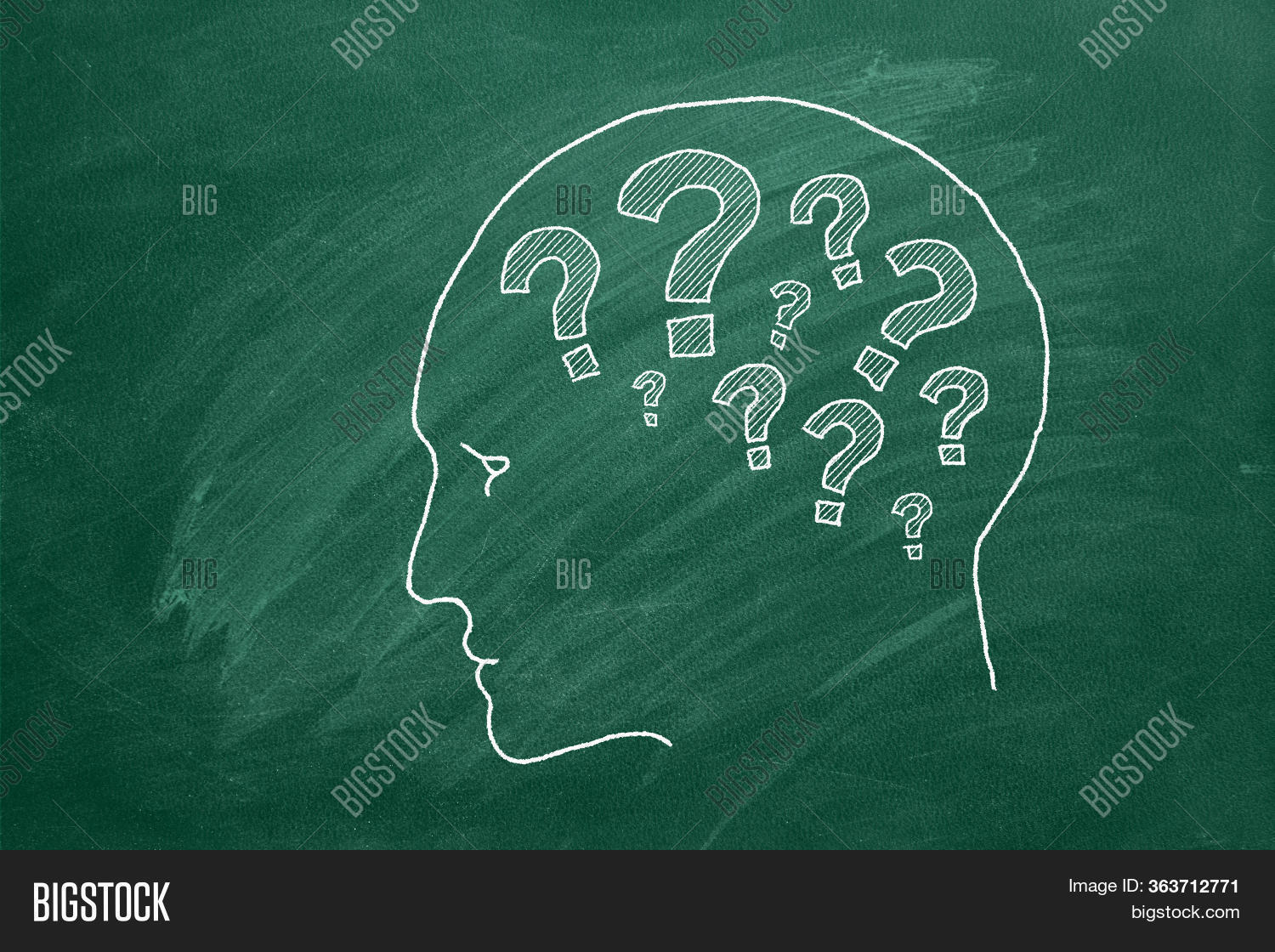 Human Head Question Image & Photo (Free Trial) | Bigstock