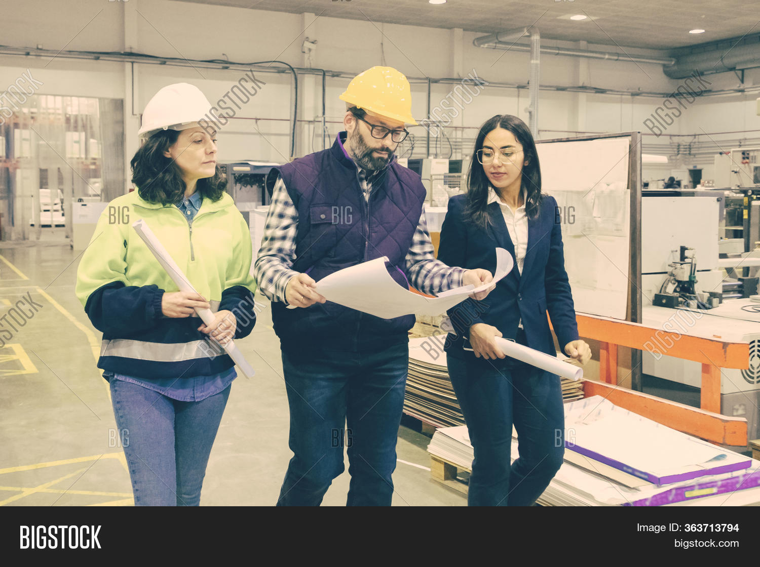 Factory Employees Image & Photo (Free Trial) | Bigstock