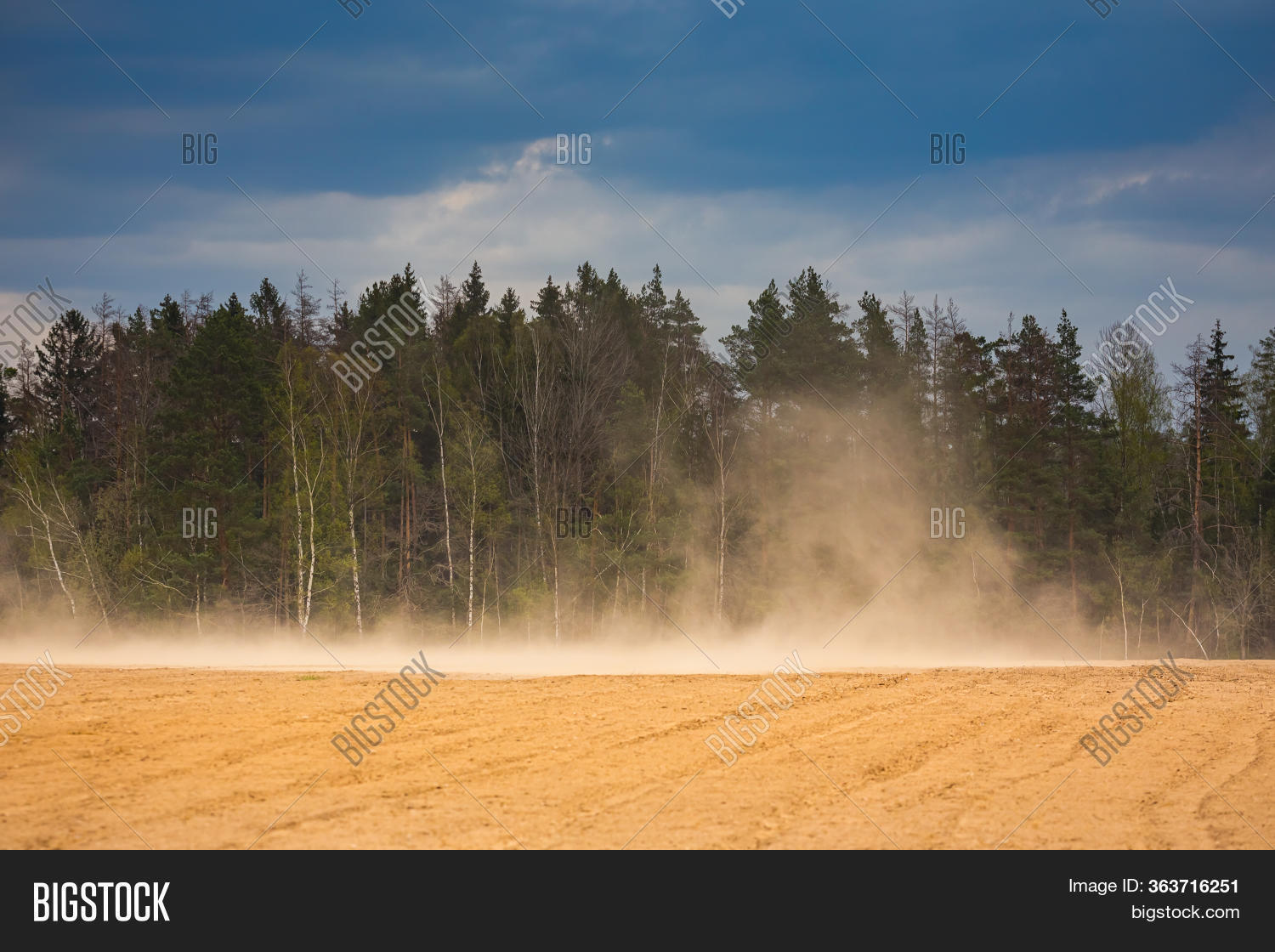 Dust Storm Dry Fields Image & Photo (Free Trial) | Bigstock