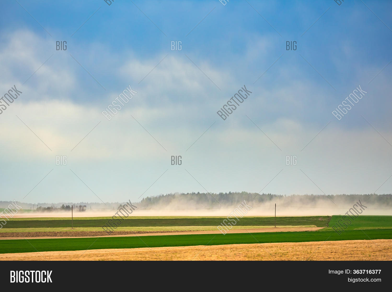 Dust Storm Dry Fields Image & Photo (Free Trial) | Bigstock