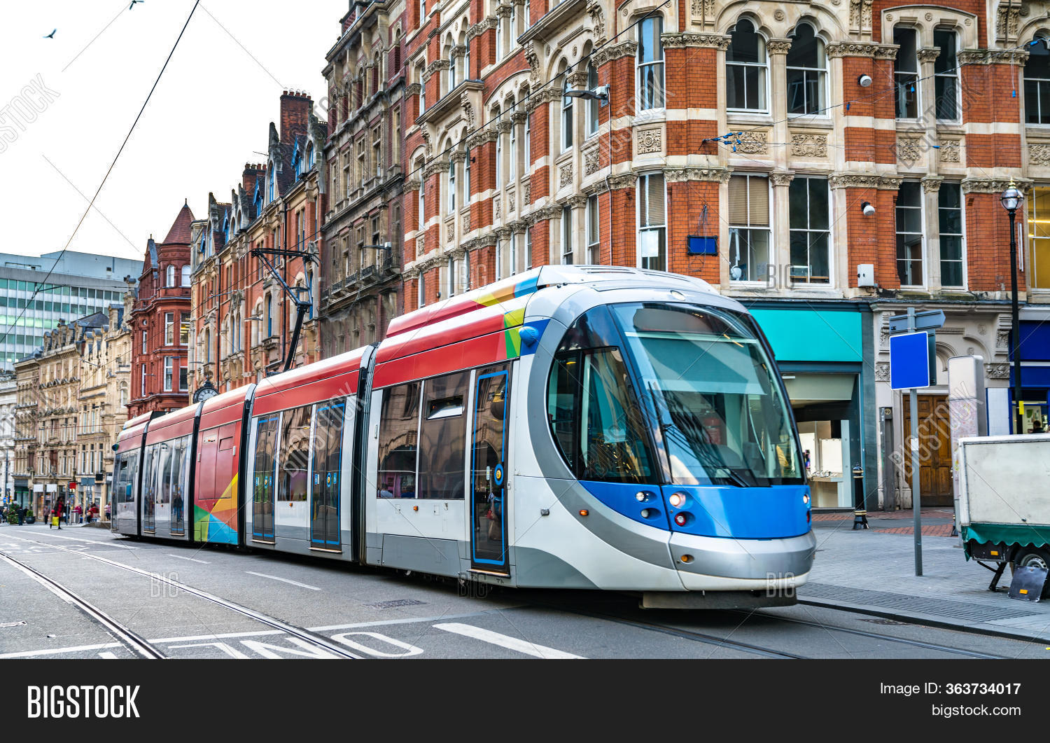 City Tram On Street Image & Photo (Free Trial) | Bigstock