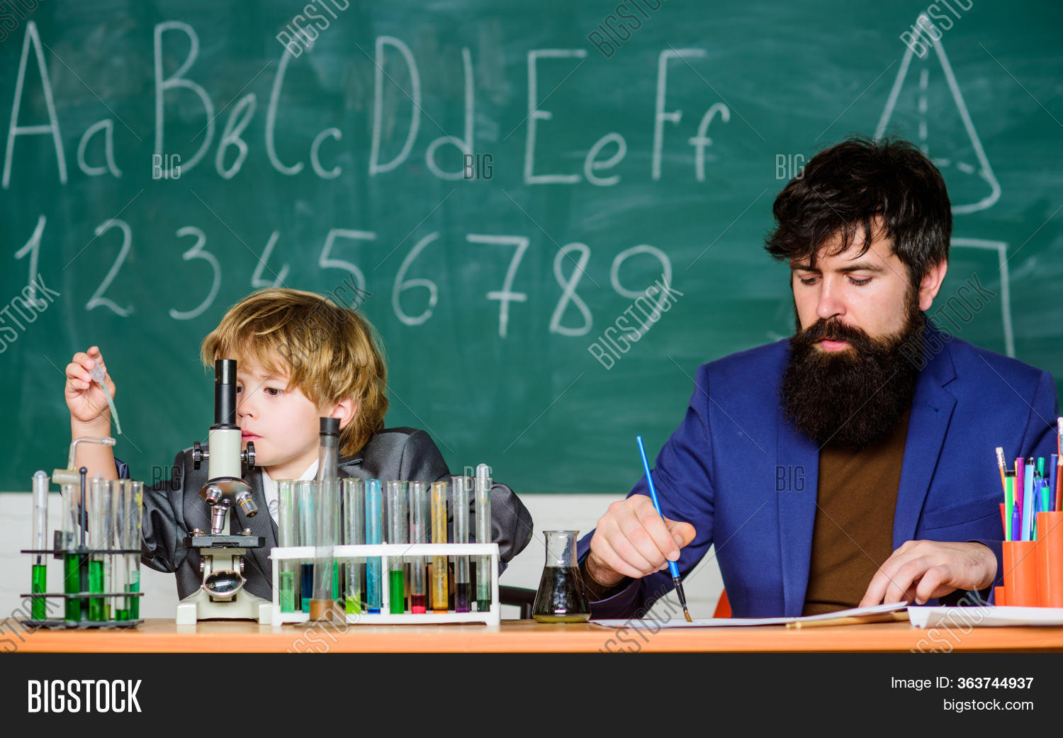Small Boy Teacher Man Image & Photo (Free Trial) | Bigstock