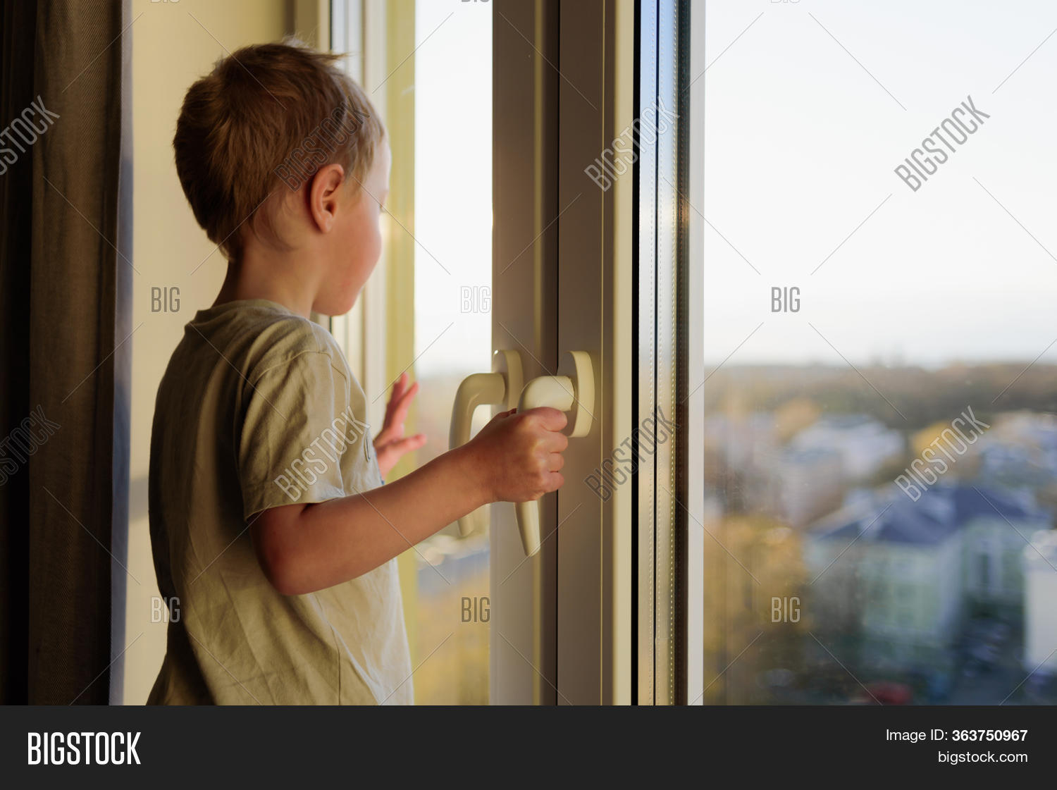 Child Opening Window Image & Photo (Free Trial) | Bigstock