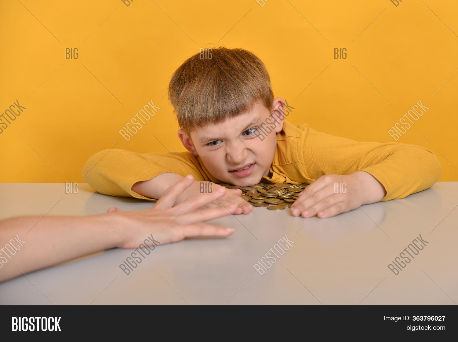 Greedy Child Took All Image & Photo (Free Trial) | Bigstock